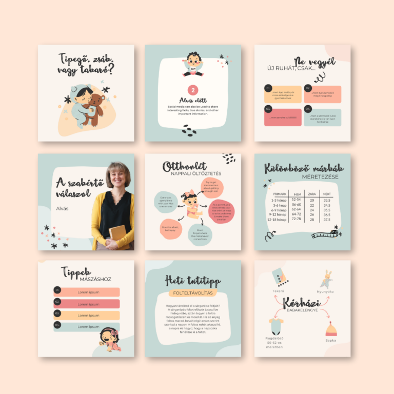 Közösségi média sablonok - Farkas Adrienn