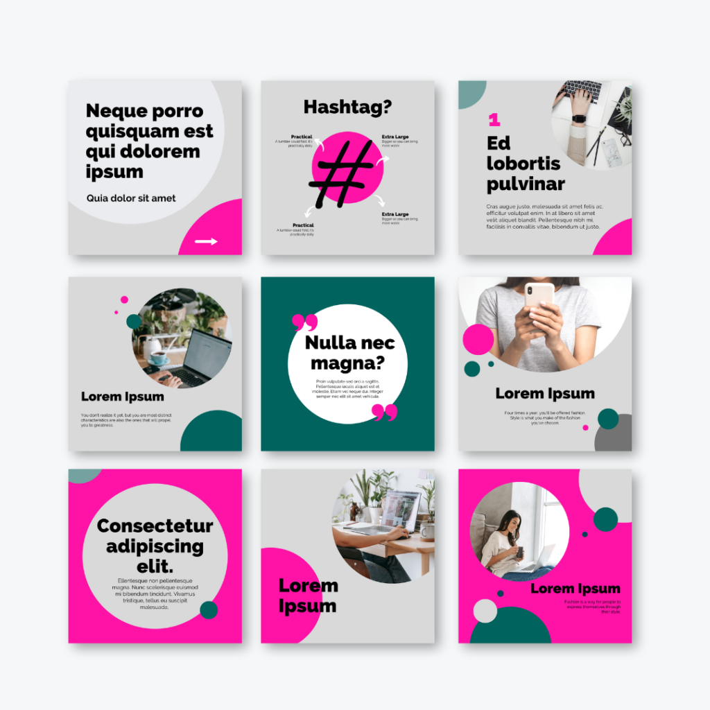 Közösségi média sablonok - Farkas Adrienn